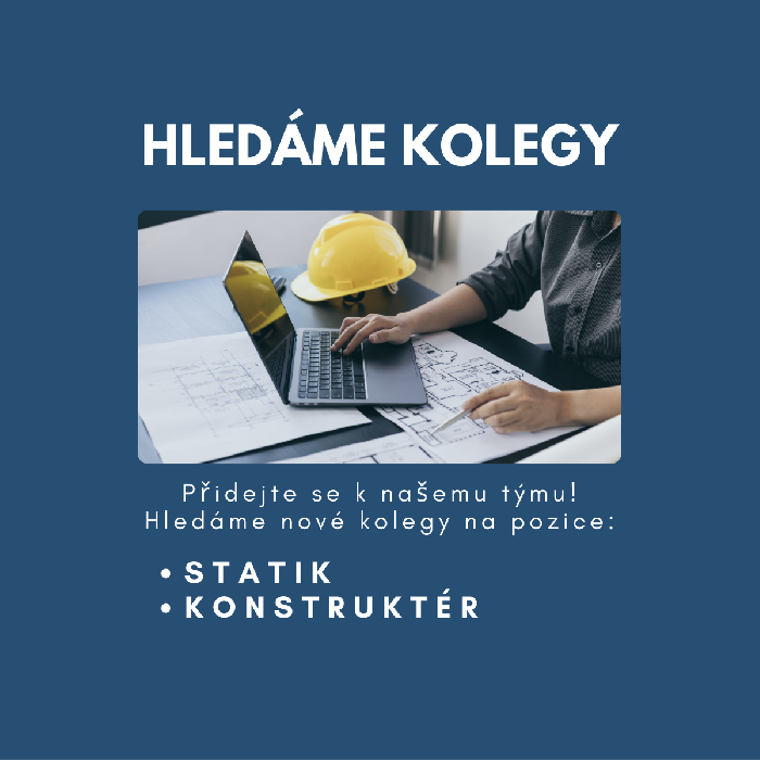 Hledáme statiky a konstruktéry